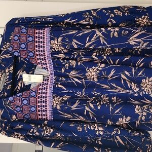 Anthropologie | Tops | Peasant Blouse With Embroidered Detail Featured ...